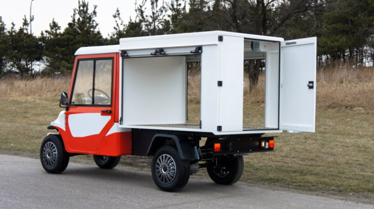 Melex 391 Cargo und Melex 395 Cargo – Melex Elektro Nutzfahrzeuge